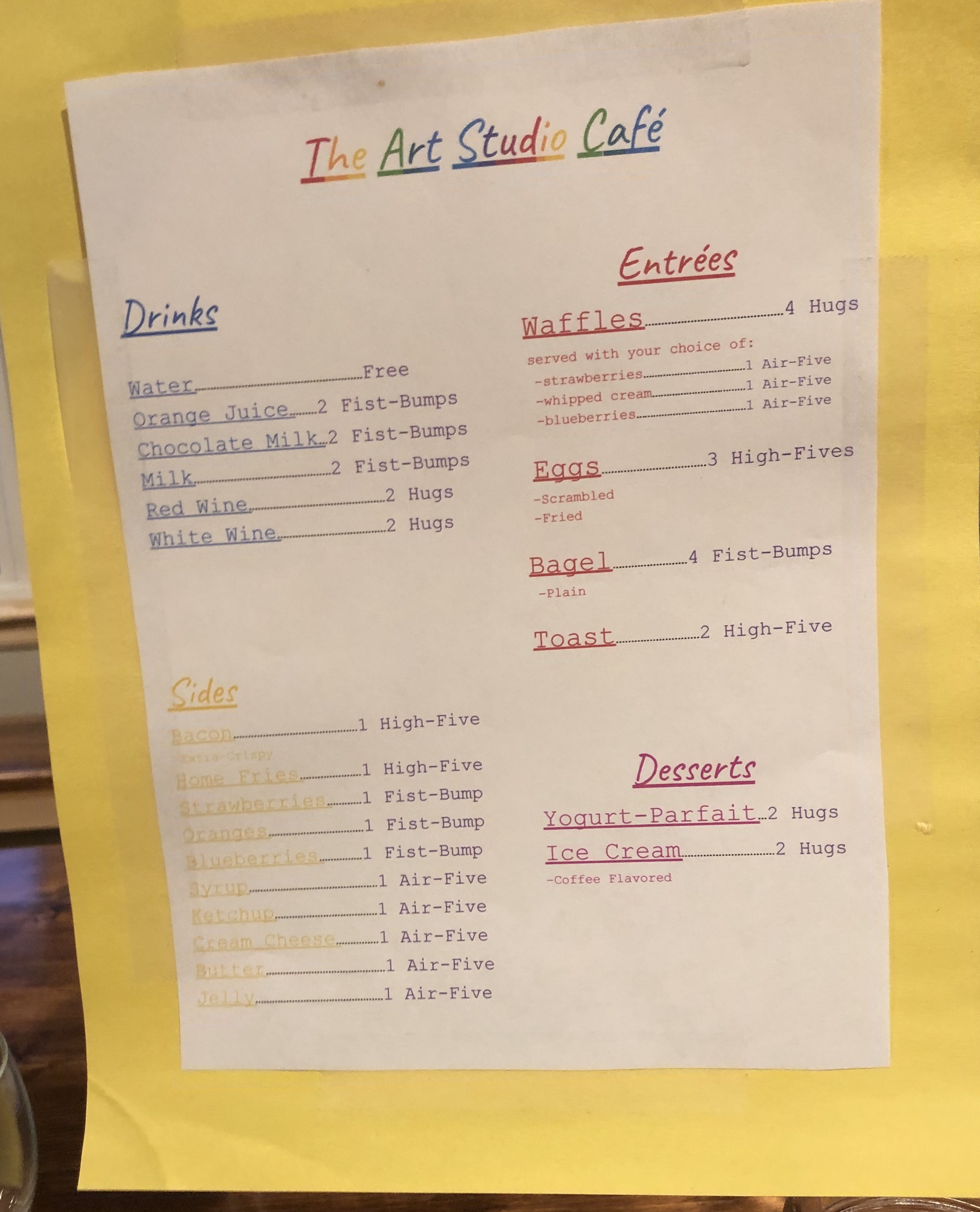 The Art Studio Café – Weird Beard Blog